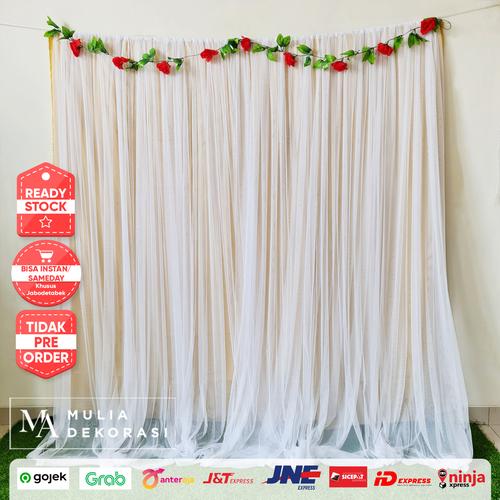 Jual Backdrop Kain Lamaran Decoration Background 3m Abutai Tile ...