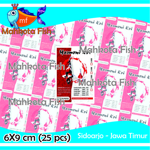 Jual Stiker Repack HARMONI KOI | Stiker Harmoni Koi - Kab. Sidoarjo - mahkota-fish | Tokopedia