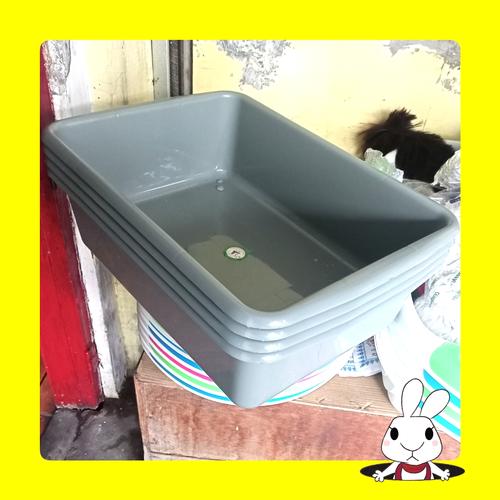 Jual Baskom Segi(Kotak), Serbaguna , Plastik Tebal Dimensi 52 x 38 x 15 ...