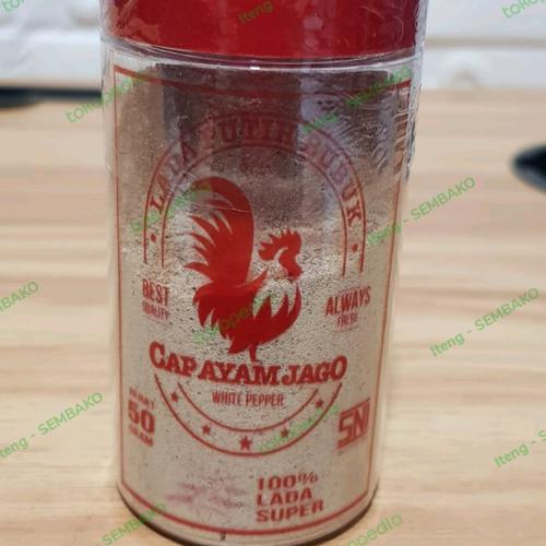 Jual Lada Bubuk Super Cap Ayam Jago - 1 Botol 50g - Jakarta Barat ...