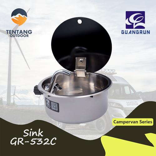 Promo Sink GR-532C Motorhome Campervan Plus Keran Sink Bulat Stainless ...