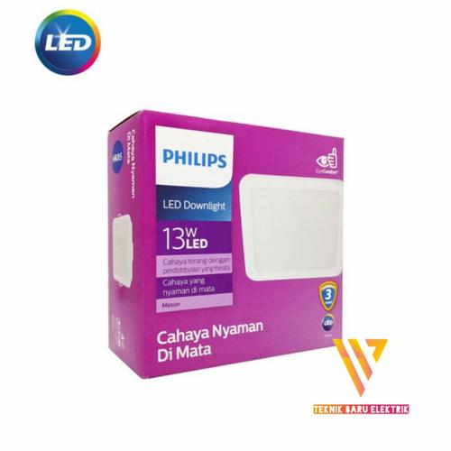 Jual Lampu Downlight LED Philips 13w kotak meson 59465 13watt 13 watt w ...