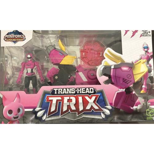 Jual Miniforce Super Dino Power TRANS HEAD TRIX Transformer Robot - Kab ...