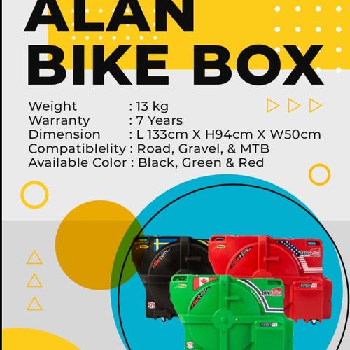 Jual TRAVEL CASE BIKE BOX ALAN AERO EASY FIT BLACK - ORIGINAL - PINK ...