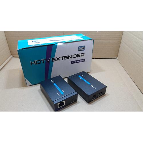 Jual HDMI Extender/Extension UTP Ethernet 60M RJ45 Lan Cat5/6 TAIWAN ...