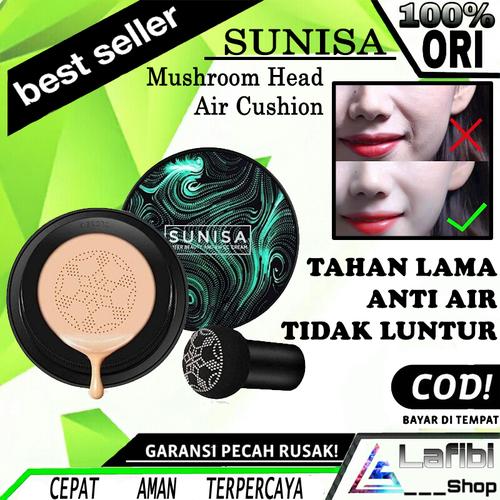 Jual BEDAK SUNISA FOUNDATION MUSHROOM HEAD AIR CUSHION CC CREAM ...