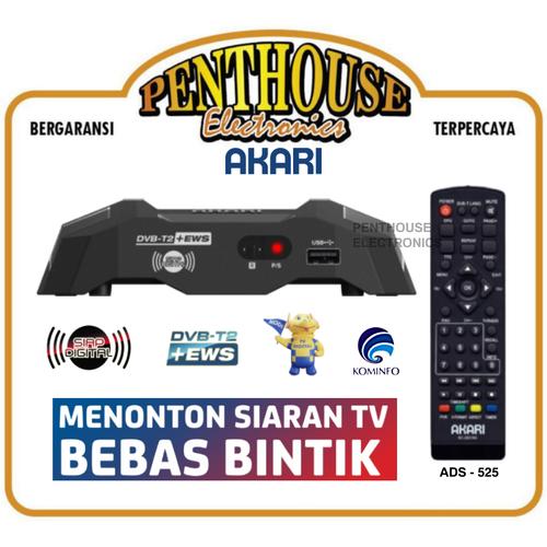 Jual Akari Set Top Box ADS-525 Digital TV Receiver STB DVB-T2 - UNIT ...