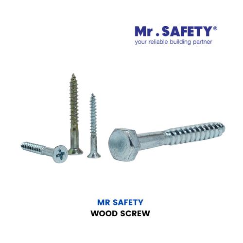 Jual SEKRUP KAYU (WOOD SCREW) KEMASAN KECIL MR SAFETY - 3.5mm x 32mm ...