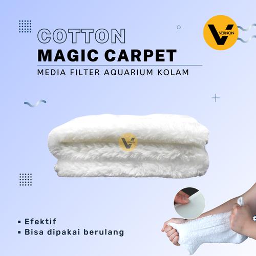 Jual Media Filter Cotton Magic Carpet Saringan Air Akuarium Kolam - 10 ...
