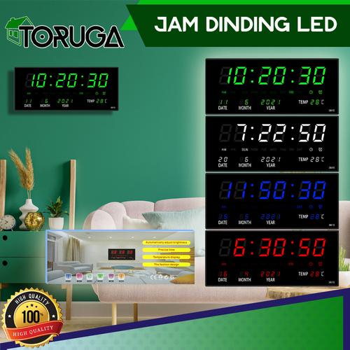 Jual Jam Dinding Digital LED Meja Clock 3615 Merah Hijau - Fitur ...