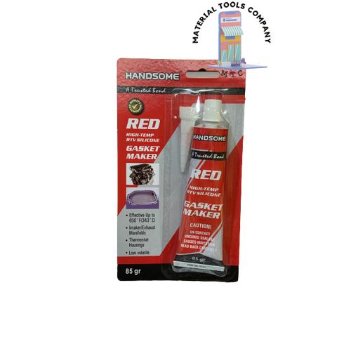Jual Lem Merah Gasket 85g / Silicone Gasket/HANDSOME Red High Temp ...