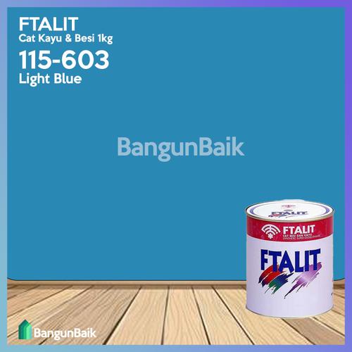 Jual Kansai FTALIT 603 Light Blue 1kg / Cat Kayu dan Besi FTALIT 115 ...
