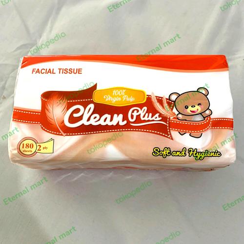 Jual facial tissue clean plus 180 sheet - Kota Medan - Eternal mart ...