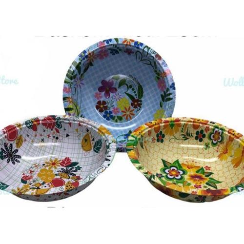 Jual Baskom Kembang Motif Bunga cantik enamel seng vintage - 18 cm ...