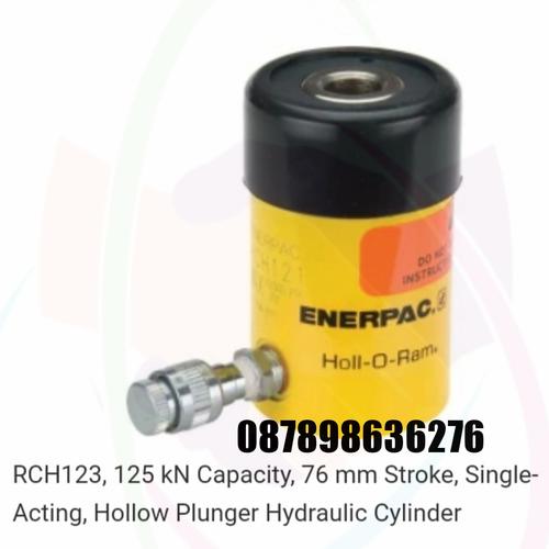 Jual ENERPAC RCH123 HOLLOW PLUNGER HYDRAULIC CYLINDER 12 TON ORIGINAL ...