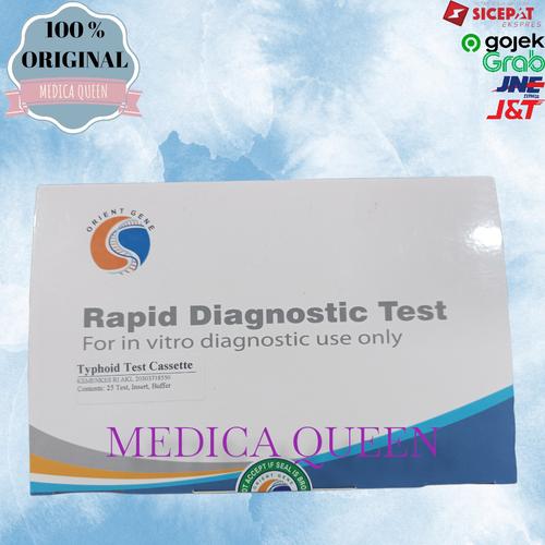 Jual Orient Gene Typhoid Test Cassete Alat Tes Typoid 25T - Jakarta ...