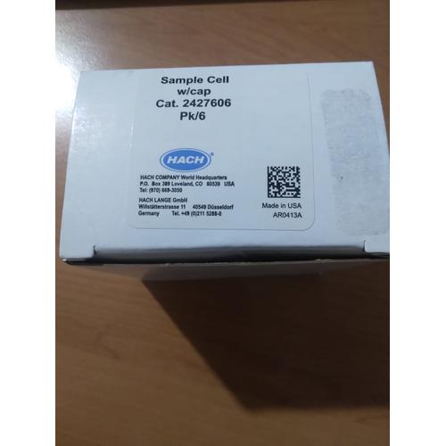 Jual HACH Sample Cell w/cap, Pk/6 (1" Round Glass 10mL) Cat. 2427606 ...