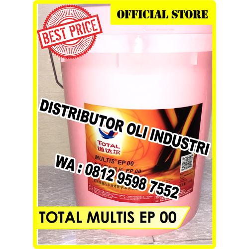 Jual TOTAL MULTIS EP 00 ( 15 KG - Ready Stock ) - Kota Tangerang - DISTRIBUTOR OLI INDUSTRI ...