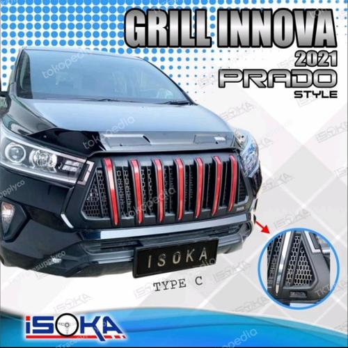 Jual Grill innova reborn 2016 - 2021 PRADO MERAH STYLE - Jakarta Barat ...