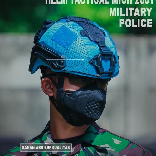 Promo Helm Tactical Airsofgun Biru UN Lebanon Mich 2001 Plus Cover ...