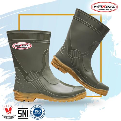 Jual Sepatu Boot Pendek SNI Termurah Max Safe 1688 Hijau - 27 - Kota ...