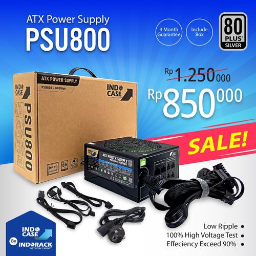 Promo PSU800 800W 80+ SILVER ATX Power Supply With Modular Cable ...