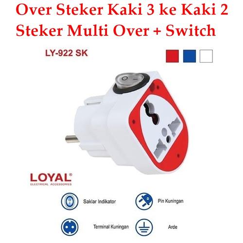 Jual Steker Multi Over | Steker Serbaguna + Switch | OverSteker Kaki 3 ...