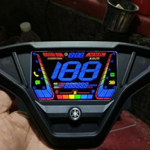 Jual STIKER LCD SPEEDOMETER NEW AEROX 2021 - merah-kuning, All Size ...