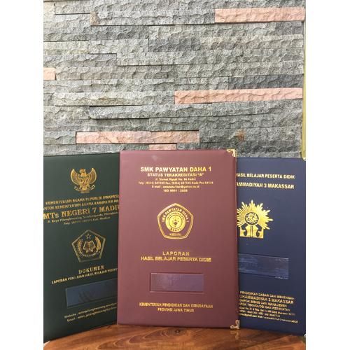 Jual Map Ijazah Map Raport Kurikulum 13 Hotprint Sablon Emboss - Map ...