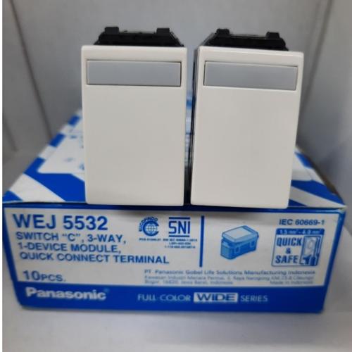 Jual PANASONIC WIDE SERIES MATA SAKLAR KECIL DUA ARAH WEJ5532 - Jakarta ...