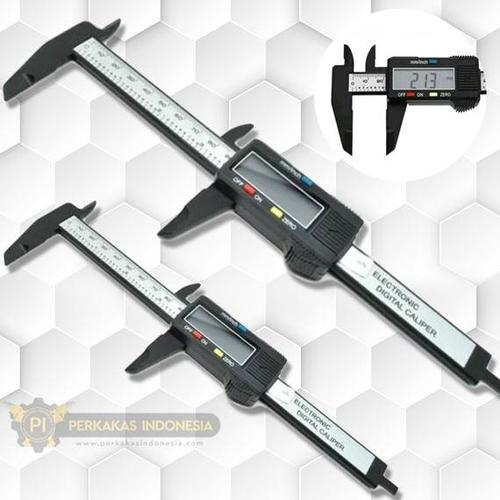 Jual Penggaris Digital Sketmat 6 Inch Alat Ukur Meteran Digital Garisan ...