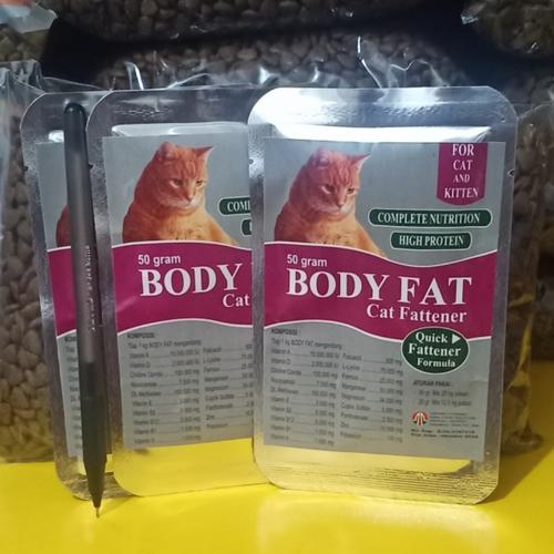Jual BODY FAT Cat 50gr Penambah Berat Badan Kucing Penggemuk - Kota ...