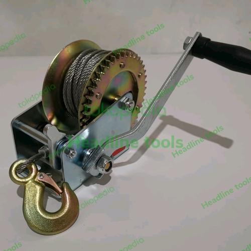 Jual kerekan tangan 500 kilo gram plus sling 10 meter gear winch ...