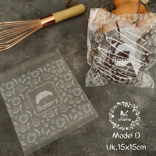 Jual Chefio Plastik Roti Motif /Plastik Kue Cake Roti Tawar Sobek Donut ...