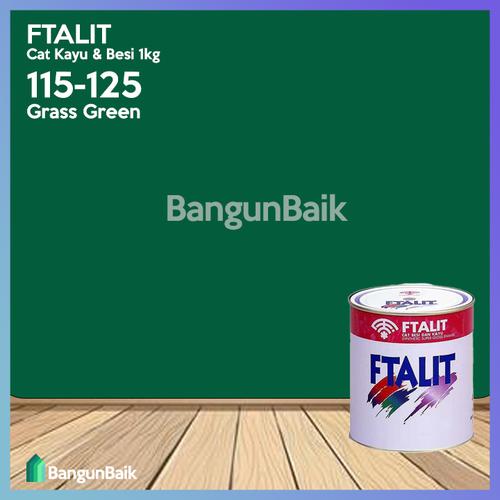 Jual Kansai FTALIT 125 Grass Green 1kg / Cat Kayu dan Besi FTALIT 115 ...
