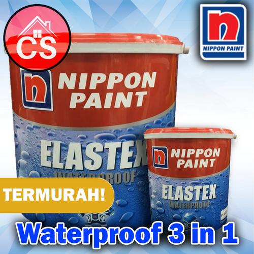 Jual Cat tembok Elastex Waterproofing (Warna Abu-abu dan Putih) Kemasan ...