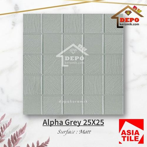 Jual Asia Alpha Grey 25x25 Kw1 Keramik Lantai Kamar Mandi - Jakarta ...