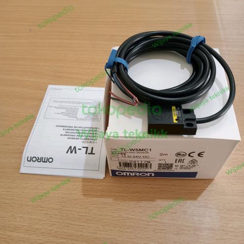 Jual Omron TL-W5MC1 Flat Inductive Proximity Sensor Omron tl w5mc1 ...