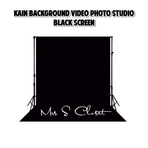 Jual Kain Background Hitam Studio Foto / Kain Black Screen Backdrop ...
