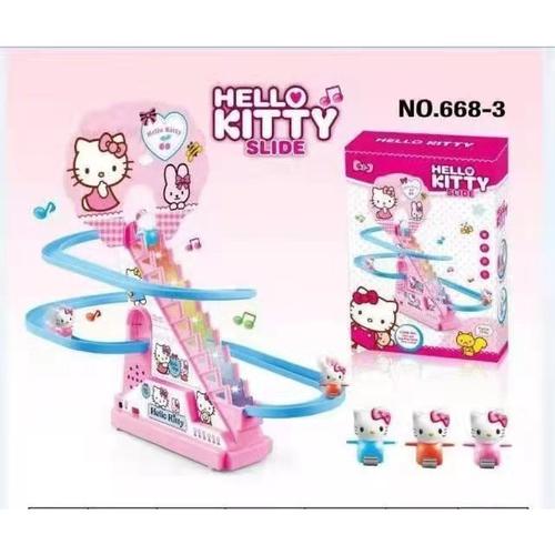Jual Mainan Musik Anak Track Hello Kitty Seluncur Slider Tangga Hello ...