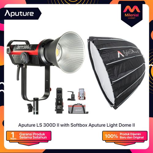Jual Paket APUTURE Light storm LS 300D II LS300D II with Light Dome II ...