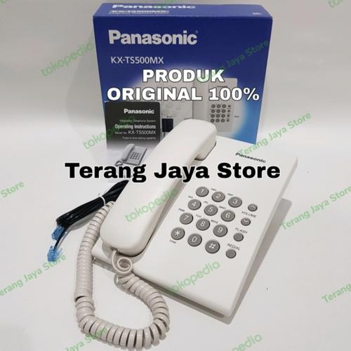 Jual Telepon Kabel Panasonic KX-TS500MX Pesawat Telepon Panasonic KX-TS500 - Putih - Jakarta ...