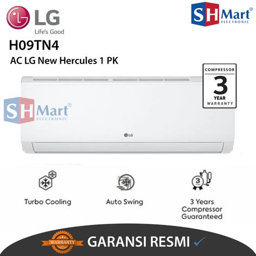 Jual AC LG 1 PK H09TN4 NEW HERCULES STANDART R32 TURBO COOLING (MEDAN ...