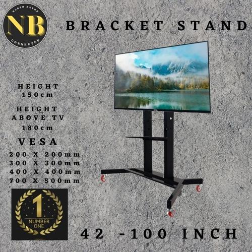 Jual STANDING TV LED 55 60 65-100 INCH BRACKET STANDING TV UNIVERSAL ...
