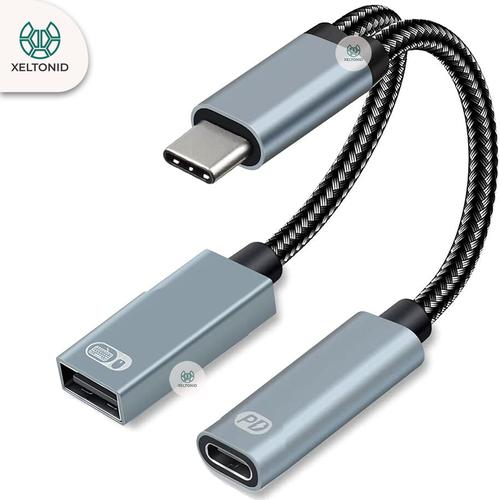 Jual Audio Converter Adapter Type C to Type C Jack 3.5mm Fast Charging ...