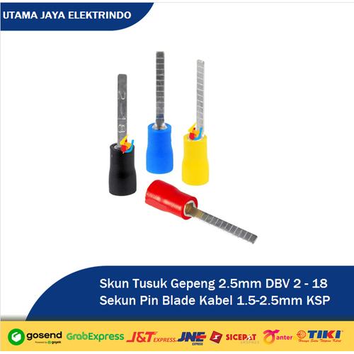 Jual Skun Tusuk Gepeng 1.5-2.5mm DBV 2 - 18 Sekun Pin Blade KSP ...