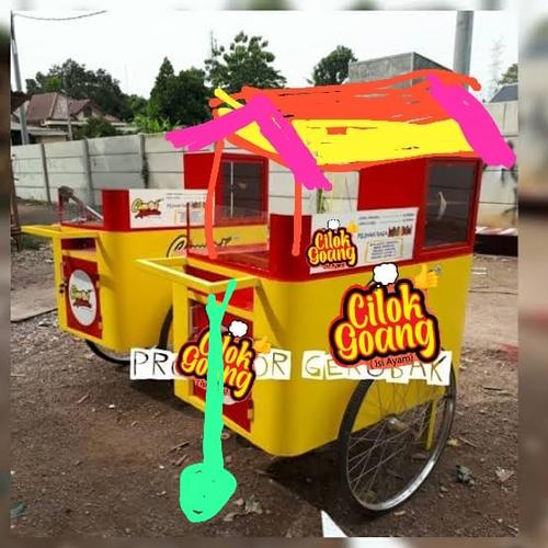 Jual gerobak cilok/gerobak cilok murah/gerobak minimalis - Jakarta ...