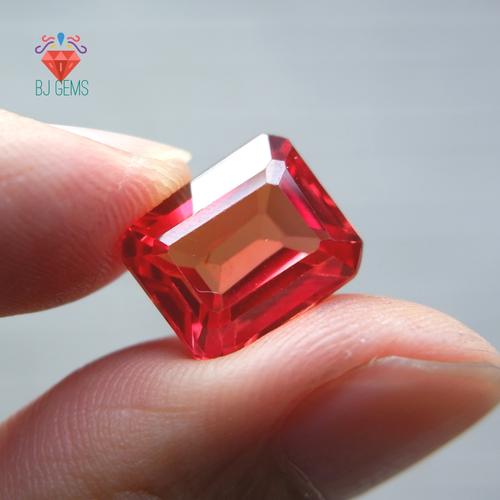 Jual Batu Permata Orange safir Emerald Corundum Lab Created 9 Mohs ...