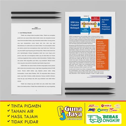 Jual Cetak Isi Booklet A4 Kertas HVS Tugas Text/Gambar - HITAM PUTIH, 2 SISI - Kab. Bandung ...