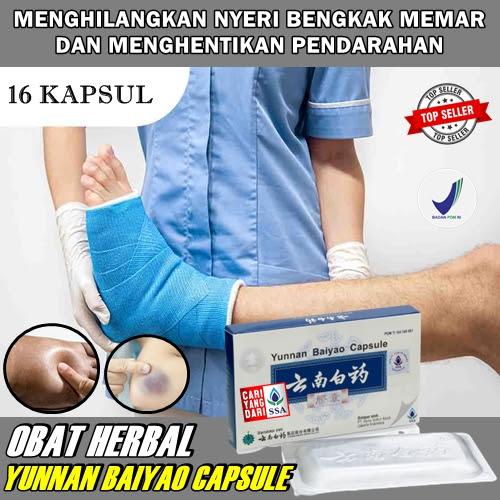 Promo Obat cina yunnan yunan baiyao capsule obat luka memar bengkak ...